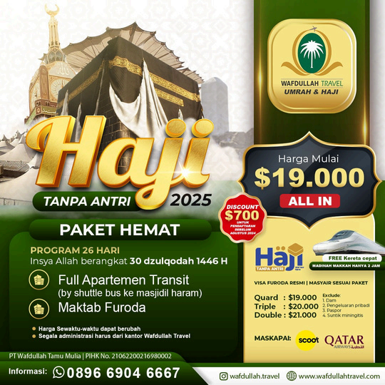 Haji Furada’ Paket Hemat – Wafdullah Travel